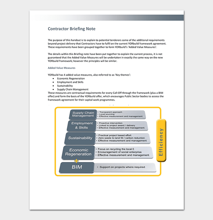 Briefing Note Template: 8+ Samples & Examples