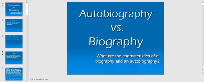 Autobiography Outline Template - Format & Samples