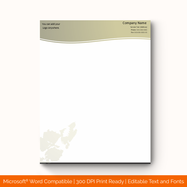 19+ Printable Company Letterhead Templates - Word (DOC)