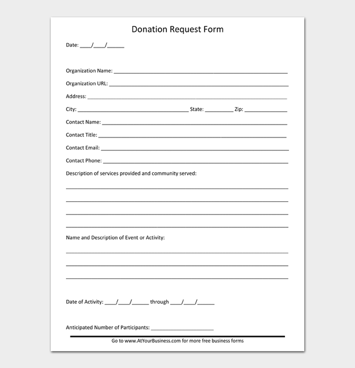 32+ Free Donation Request Letter Templates & Examples – Word | PDF