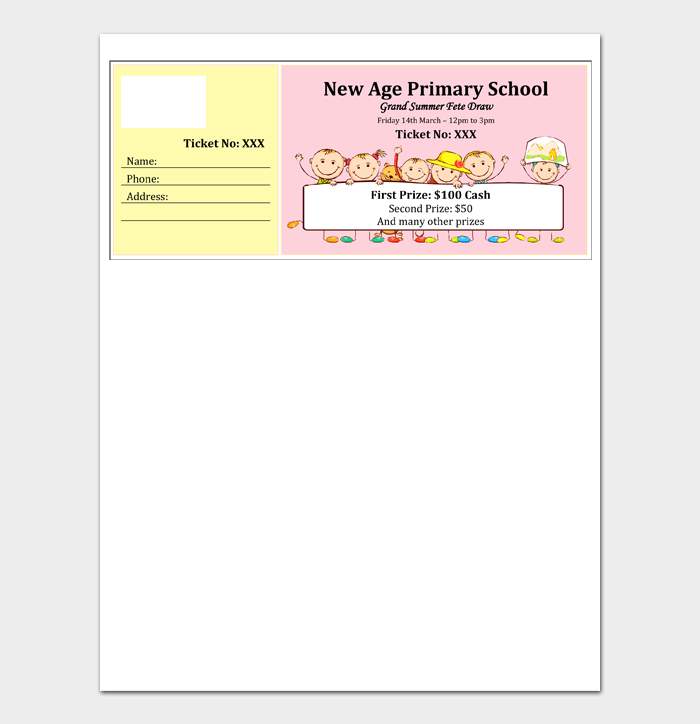 20+ Free Raffle Ticket Templates (Word | Excel) Easy to Edit - DocFormats