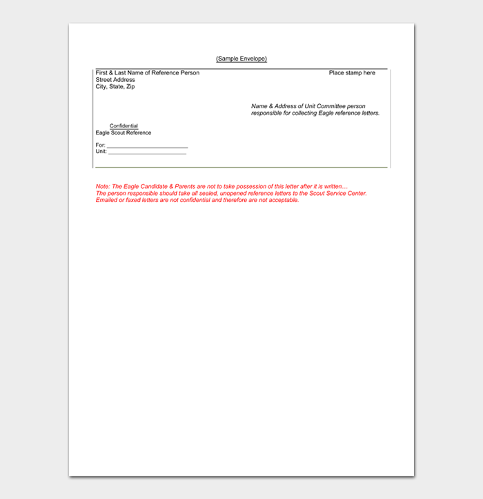 20 Free Envelope Address Template (Word | PDF)