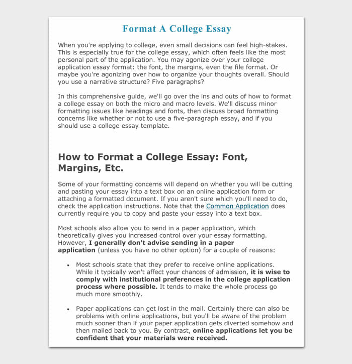 How to Format a College Essay: Step-by-Step Guide (with Examples)