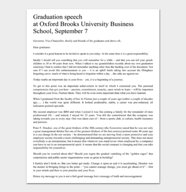 29 Best Graduation Speech Ideas & Examples ᐅ DocFormats