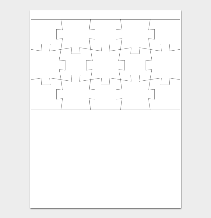 18 Printable Puzzle Piece Templates (Free Download) ᐅ DocFormats