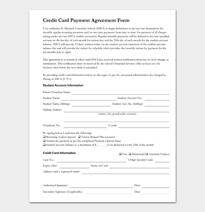 16+ FREE Payment Agreement Templates & Examples | DocFormats.com