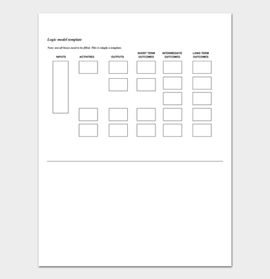 18 FREE Logic Model Templates & Examples | DocFormats.com