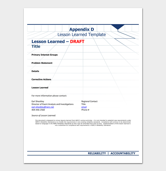 18 Free Lessons Learned Templates and Examples (Word, Excel)