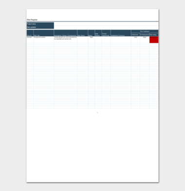 18+ Free Risk Register Templates (Word & Excel)