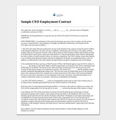 20 Free Employment Contracts (Samples & Templates)