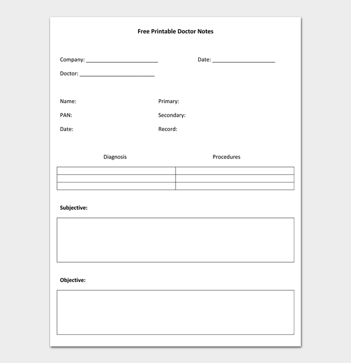 Free Doctors Note Templates | Word, Google Docs, PDF