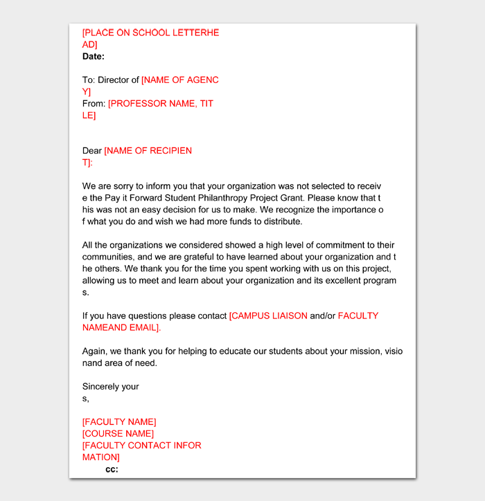 37 Polite Rejection Letter and Email Samples (+ Writing Tips)