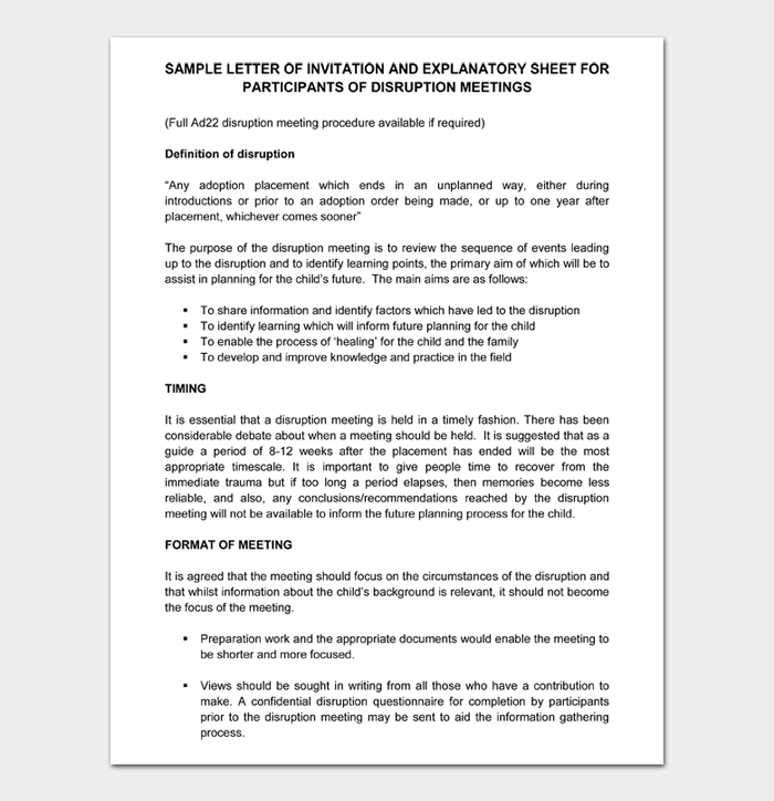 Sample Invitation Letter for a Social Event (with Template)