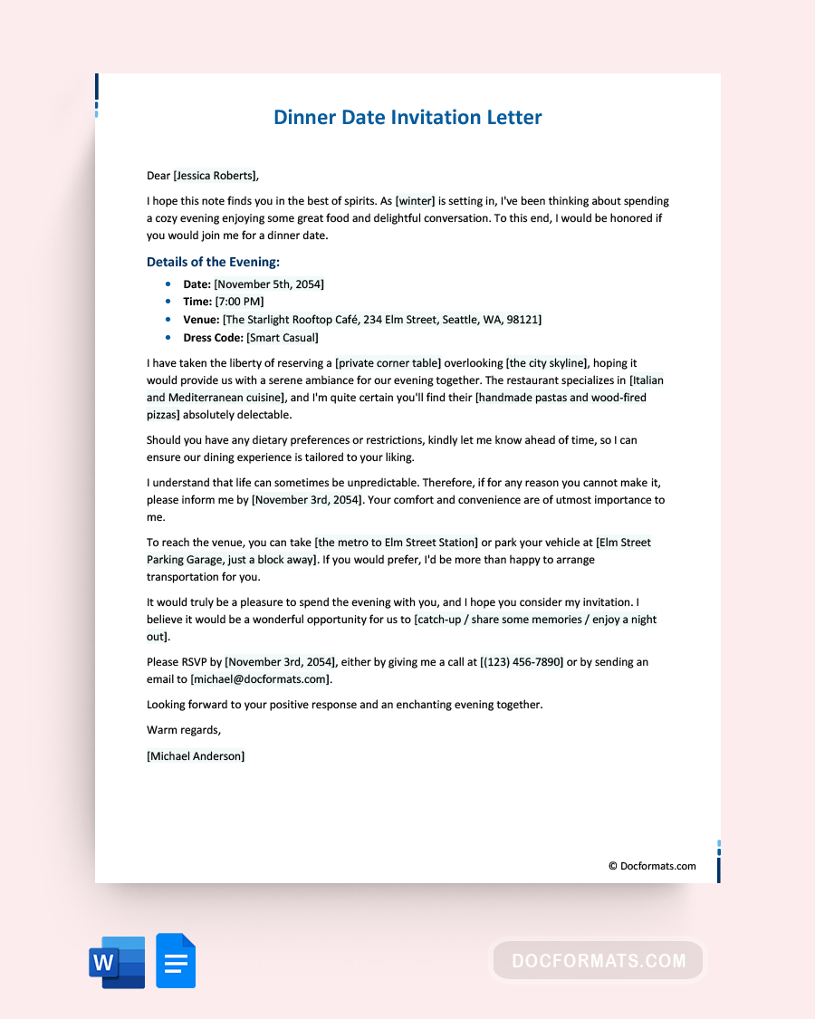 36 Best Invitation Letter Templates and Examples