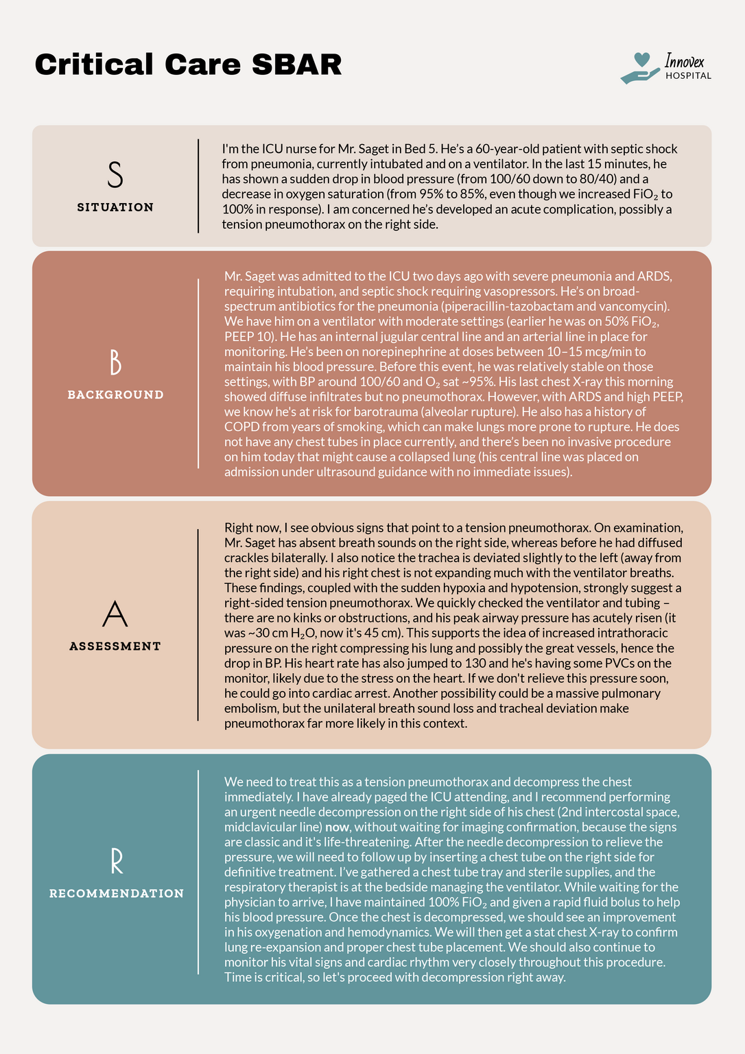 Free SBAR Templates & Examples (Word, PDF, Google Docs)
